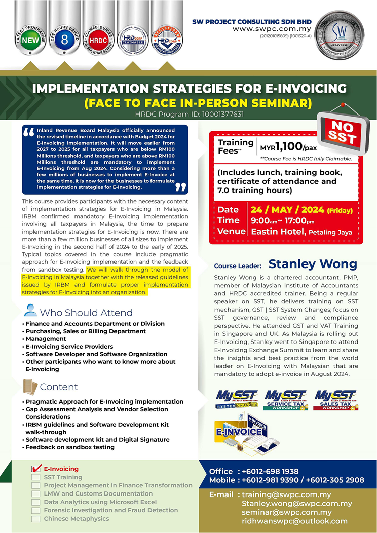 SW Project Consulting Sdn Bhd - SW Project Consulting Sdn Bhd | Stanley ...