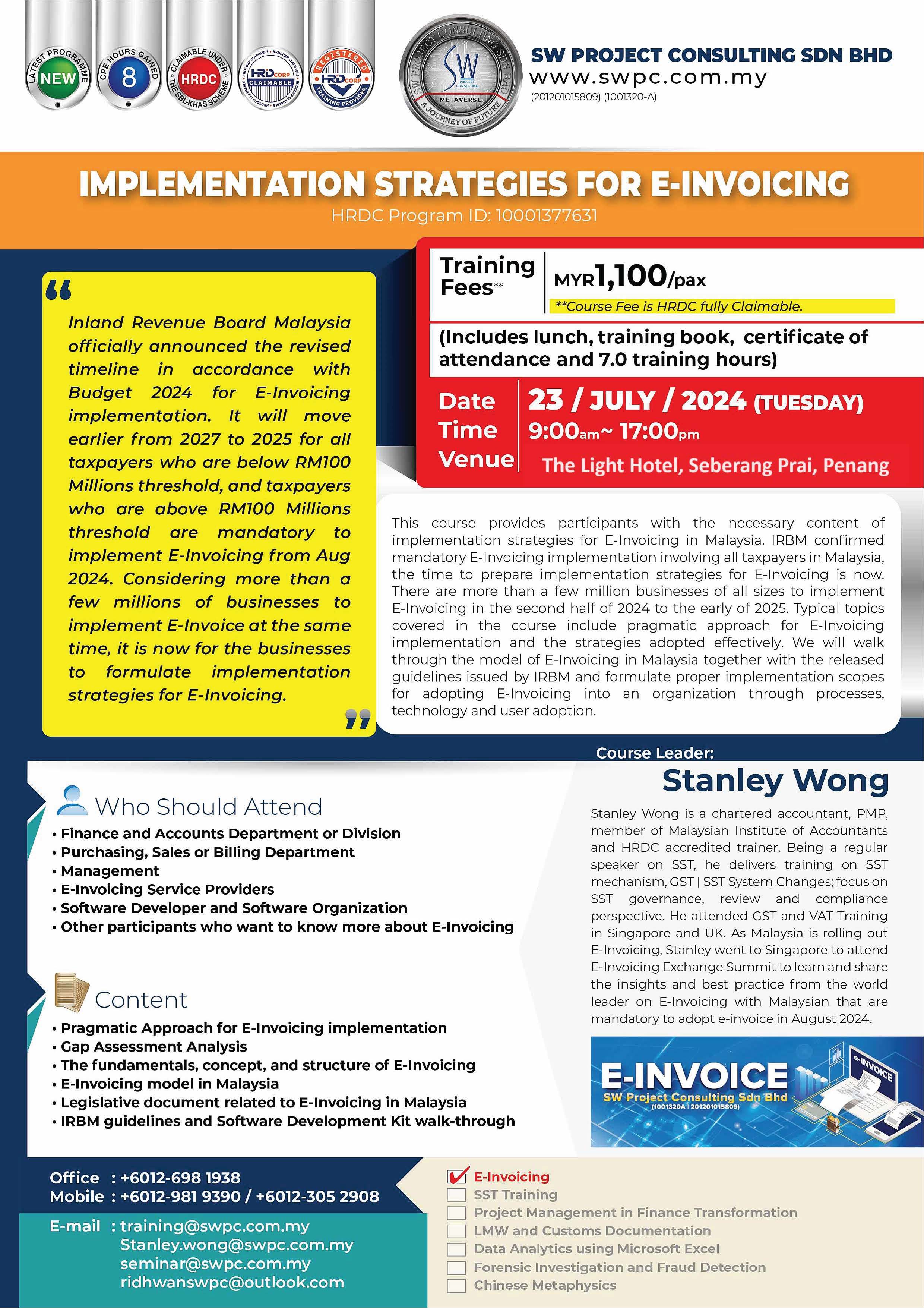 SW Project Consulting Sdn Bhd - SW Project Consulting Sdn Bhd | Stanley ...